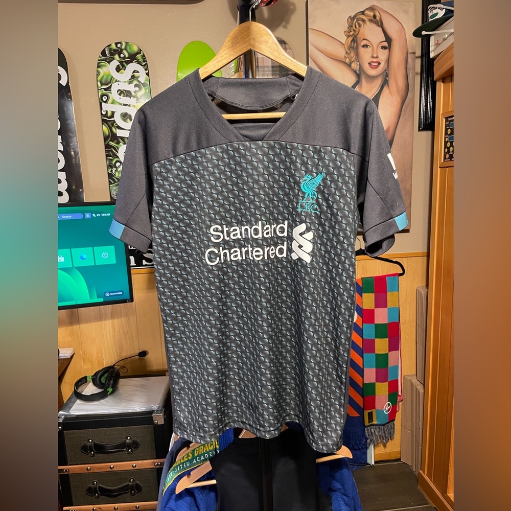 2019-20 Liverpool '2019-20 Champions' Third Shirt #1 … - Gem